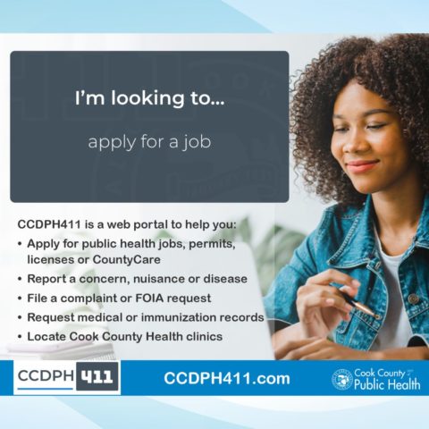 CCDPH 411 - Cook County Department of Public Health